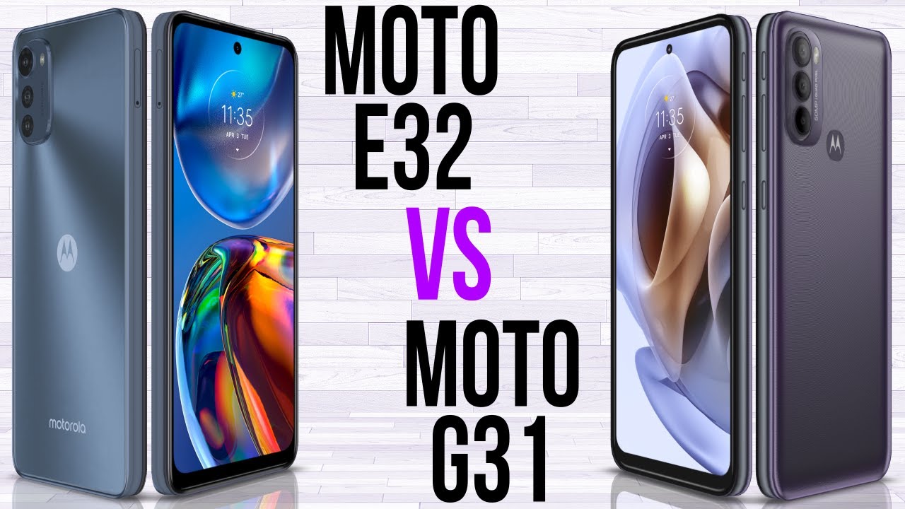 Moto E32 vs Moto G31 (Comparativo) - YouTube