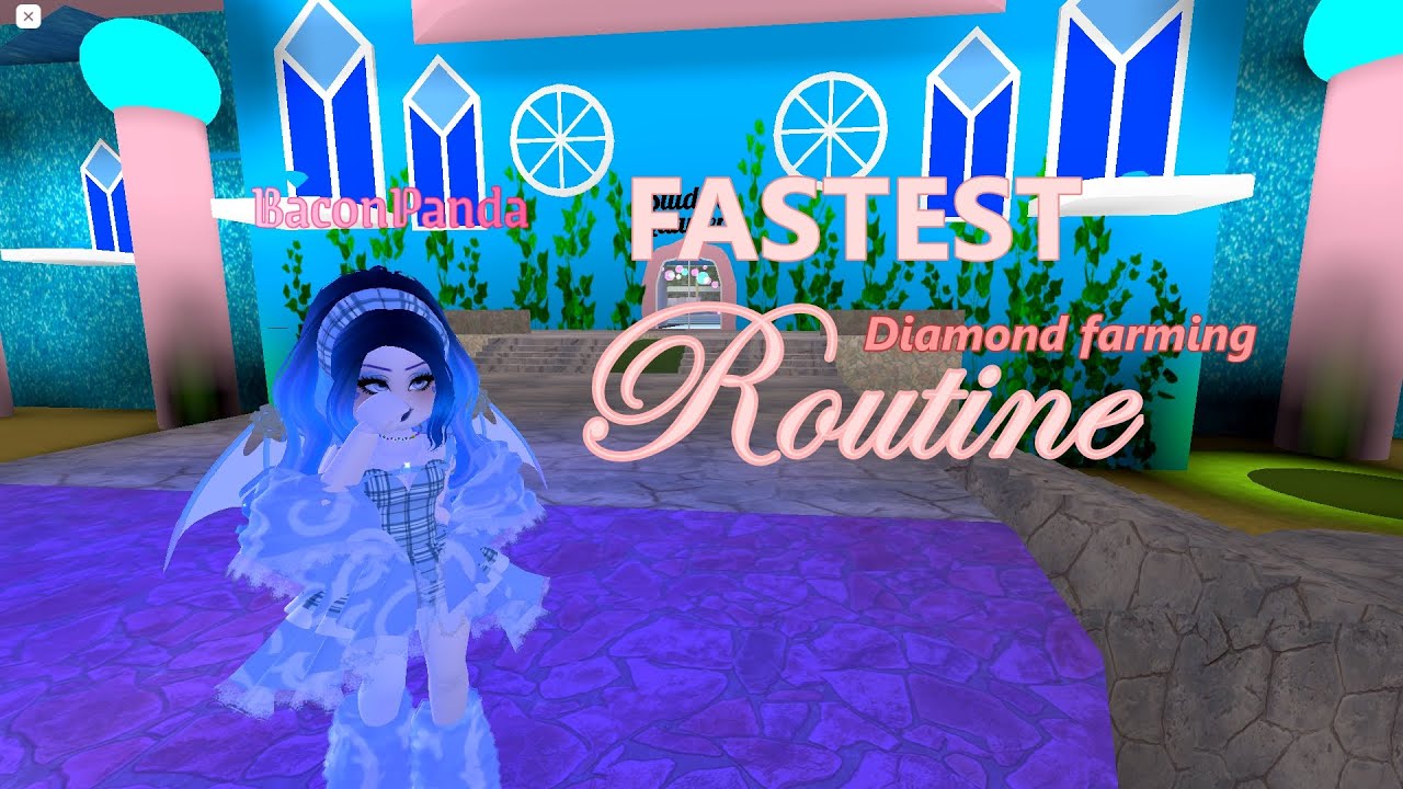 Fastest Diamond Farming Method Royale High Roblox Farming Tips Youtube
