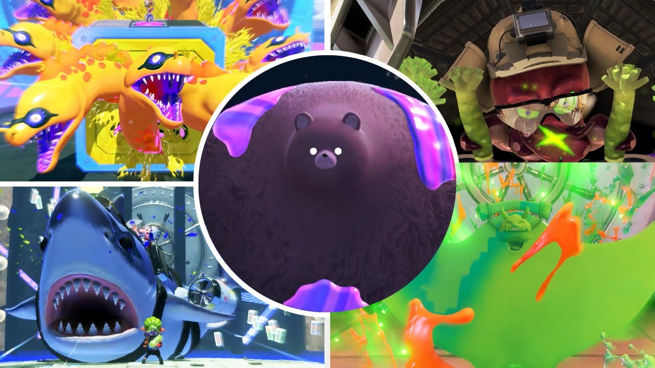 Splatoon 3 - All Bosses - YouTube