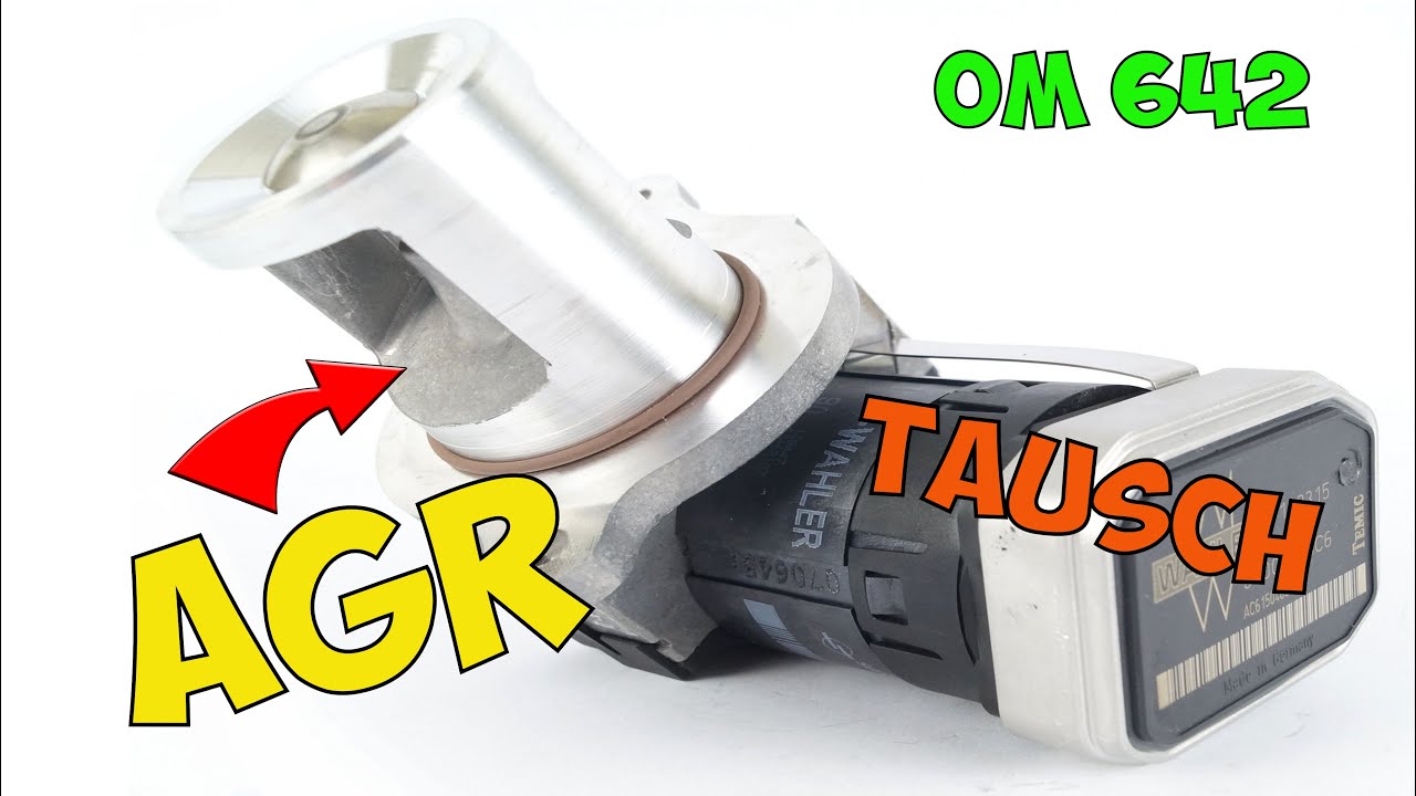 AGR-Ventil tauschen beim Mercedes OM 642 Motor – Einfache Schritt-für ...