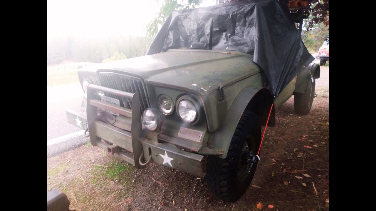 Workin on the 1968 M715 Kaiser Jeep -Part 1- Some wiring, some painting ...