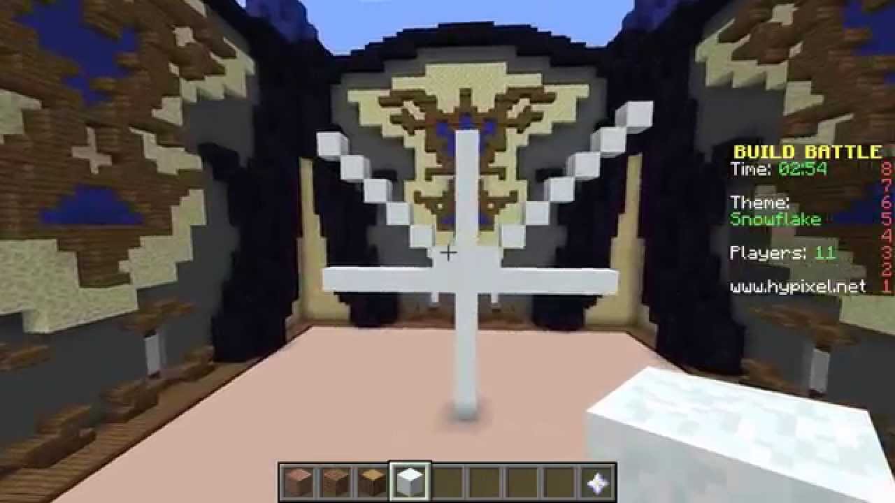 Snowflake | Minecraft Build Battle | - YouTube