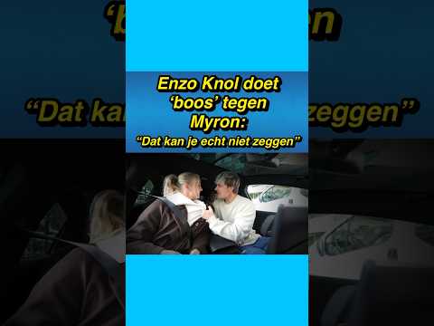 😳😂 Enzo Knol doet ‘boos’ tegen Myron #enzoknol #vlog #myron