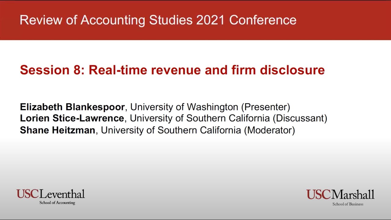 Real-time revenue and firm disclosure | Review of Accounting Studies ...