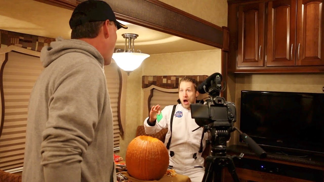 Psycho Dad Smashes Pumpkins - YouTube
