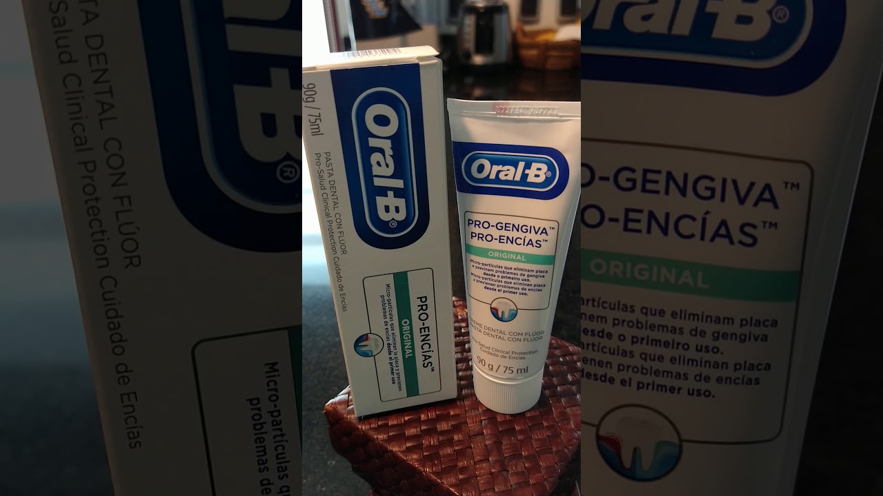 Pasta dental Oral B Pro Encías/ Gingivitis - YouTube