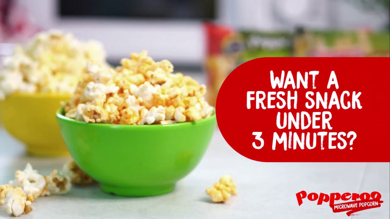 Microwave Popcorn by Popperoo - YouTube