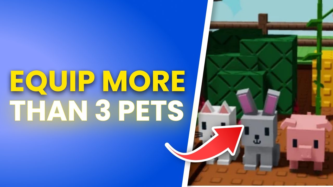 How To Equip More Than 3 Pets In Grow A Garden (Full Guide) - YouTube