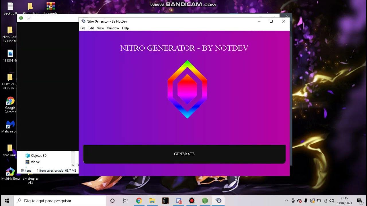 NOVO GERADOR DE NITRO GAMING 2021 PROVAS EM VIDEO - YouTube