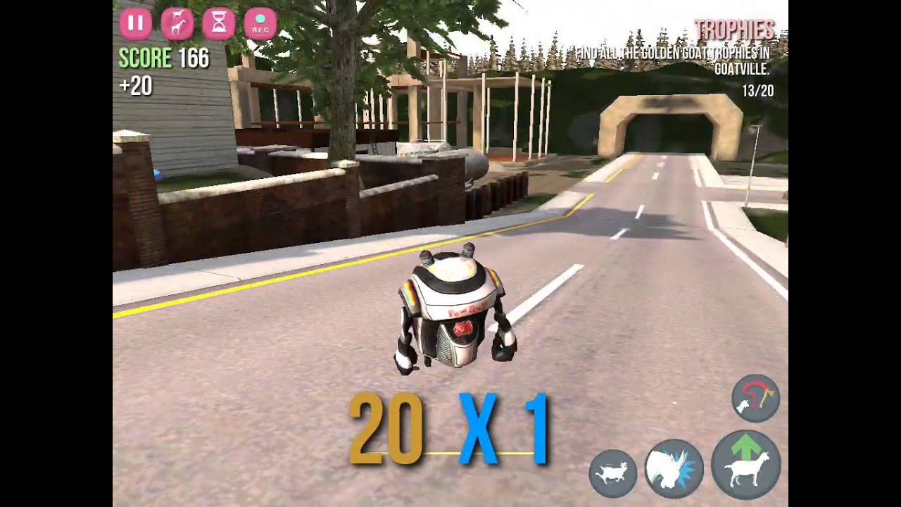 [Goat Simulator] Robot goat gameplay - YouTube