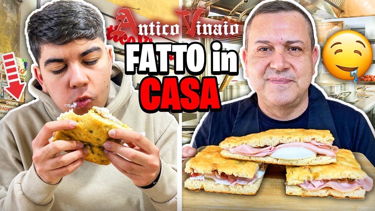 👨‍🍳 IN CUCINA CON CHEF FRANCO: La SCHIACCIATA dell'ANTICO VINAIO fatta ...
