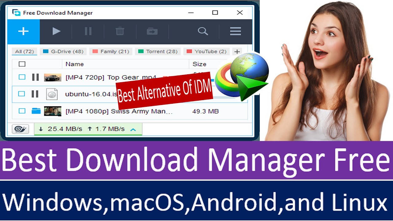 IDM alternative for Windows | Free Download Manager | for pc & Android ...