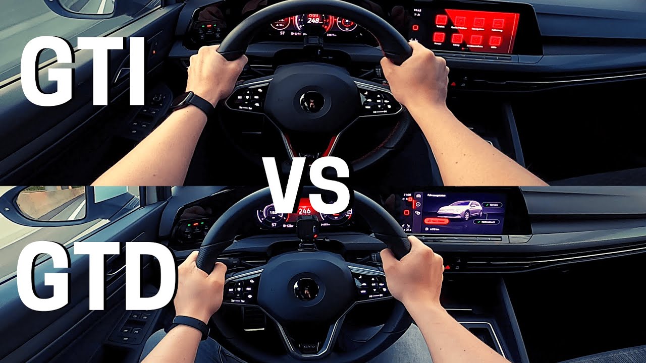 SPEED COMPARISON VW Golf GTD vs GTI Clubsport? - YouTube