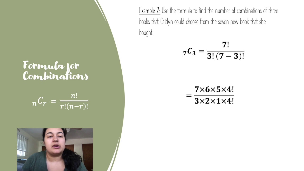 Pre-Algebra -- 10.7 Combinations - YouTube
