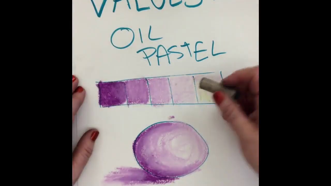 Values in Oil Pastel - YouTube