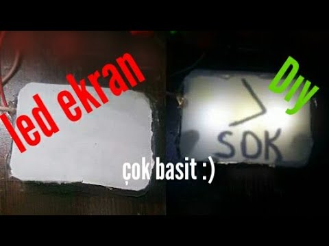 Kendi LED Ekranınızı Yapın - LED Ekran Yapımı | #diy