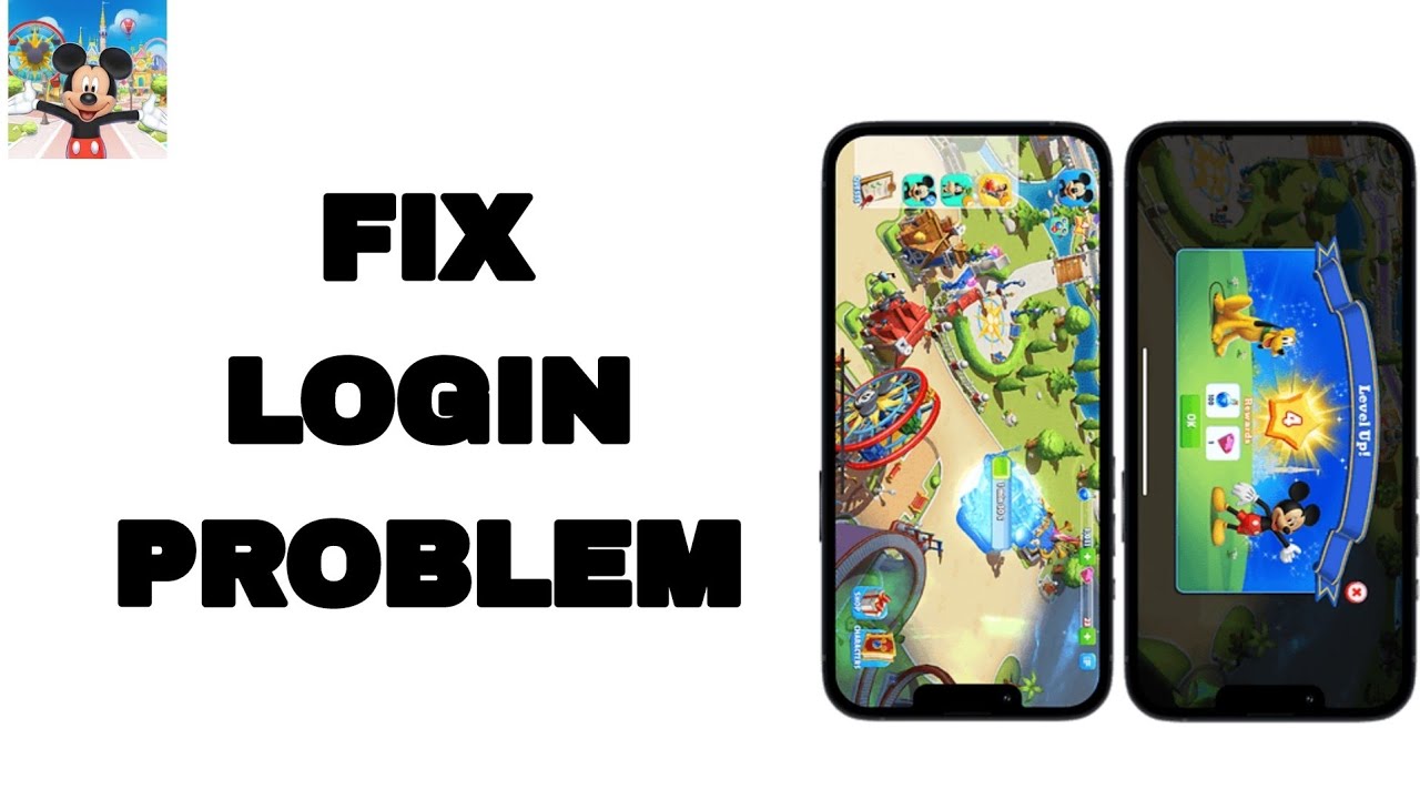 How To Fix And Solve Login Problem On Disney Magic Kingdoms App | Easy ...