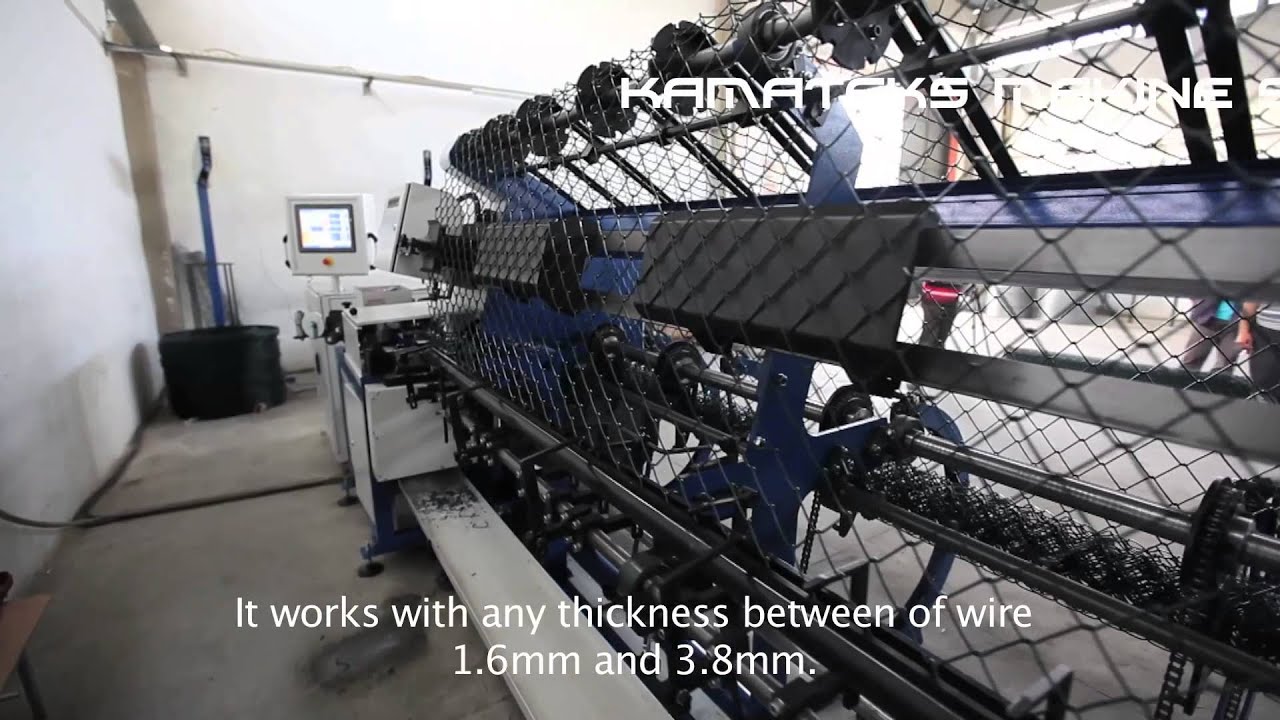 KMS1300 FULL AUTOMATIC WIRE FENCING MACHINE - YouTube