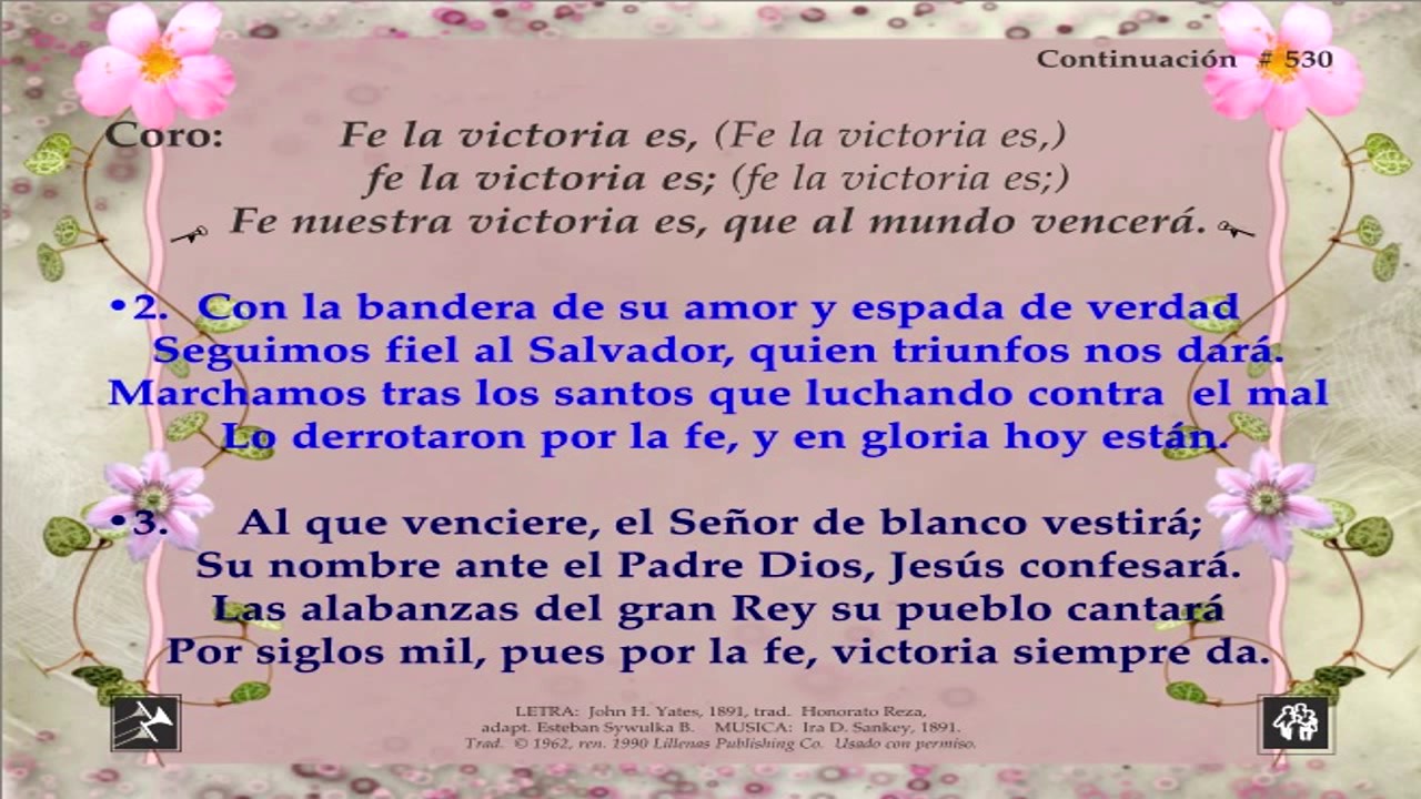 Himno 530 Fe la victoria es Video, pista y letra - YouTube