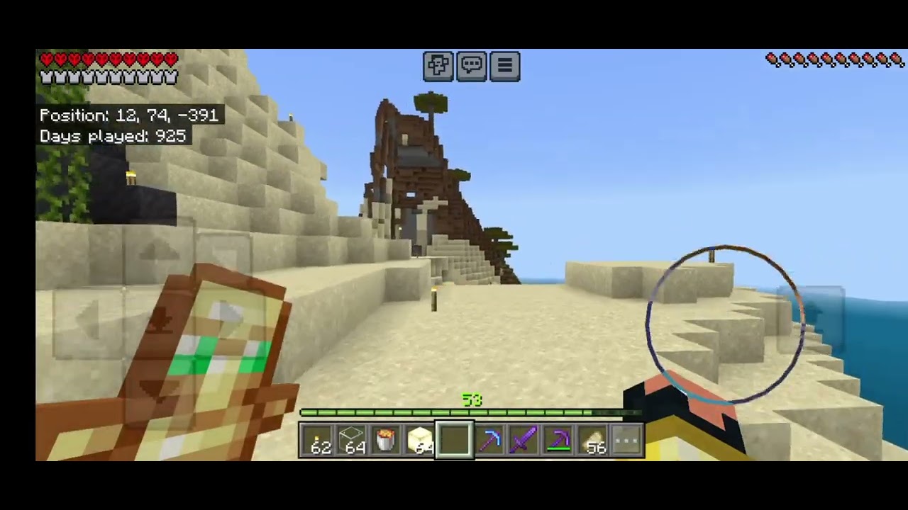 Minecraft Hardcore Bedrock S3 Pt43 (Spawn Point Build Continues) - YouTube