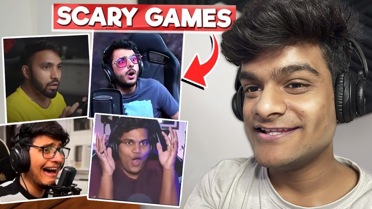 Indian Gamer’s FUNNIEST Scary Reactions 👻😂 - YouTube