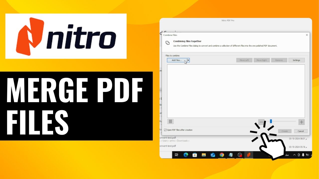 How To Merge PDF Files in Nitro PRO | Quick and Easy Tutorial - YouTube