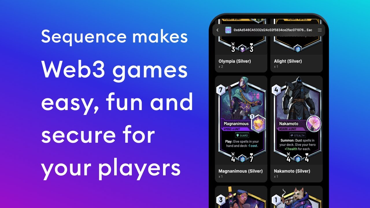 Sequence makes Web3 games easy, fun and secure for your players | Game ...