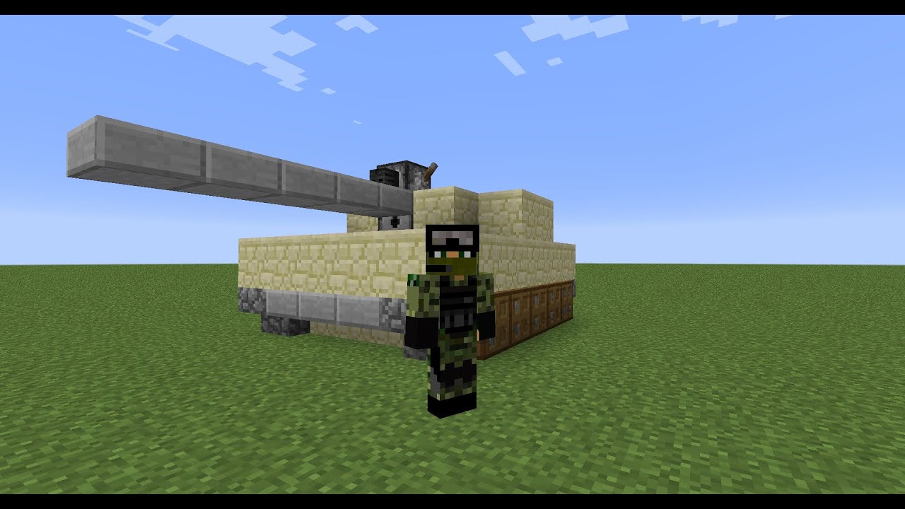 How to Build - Minecraft - M1 Abrams - YouTube
