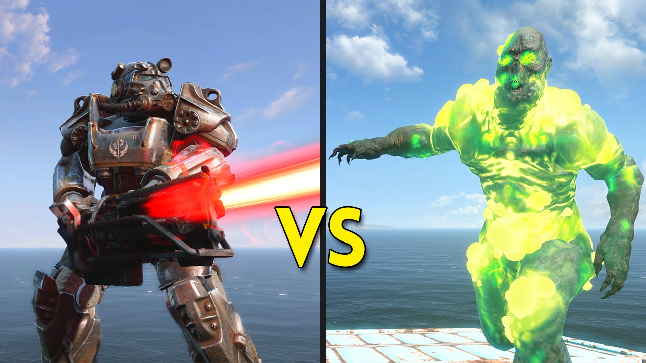 Fallout 4 - 100 Brotherhood of Steel VS 50 Ghouls - Battles #11 - YouTube