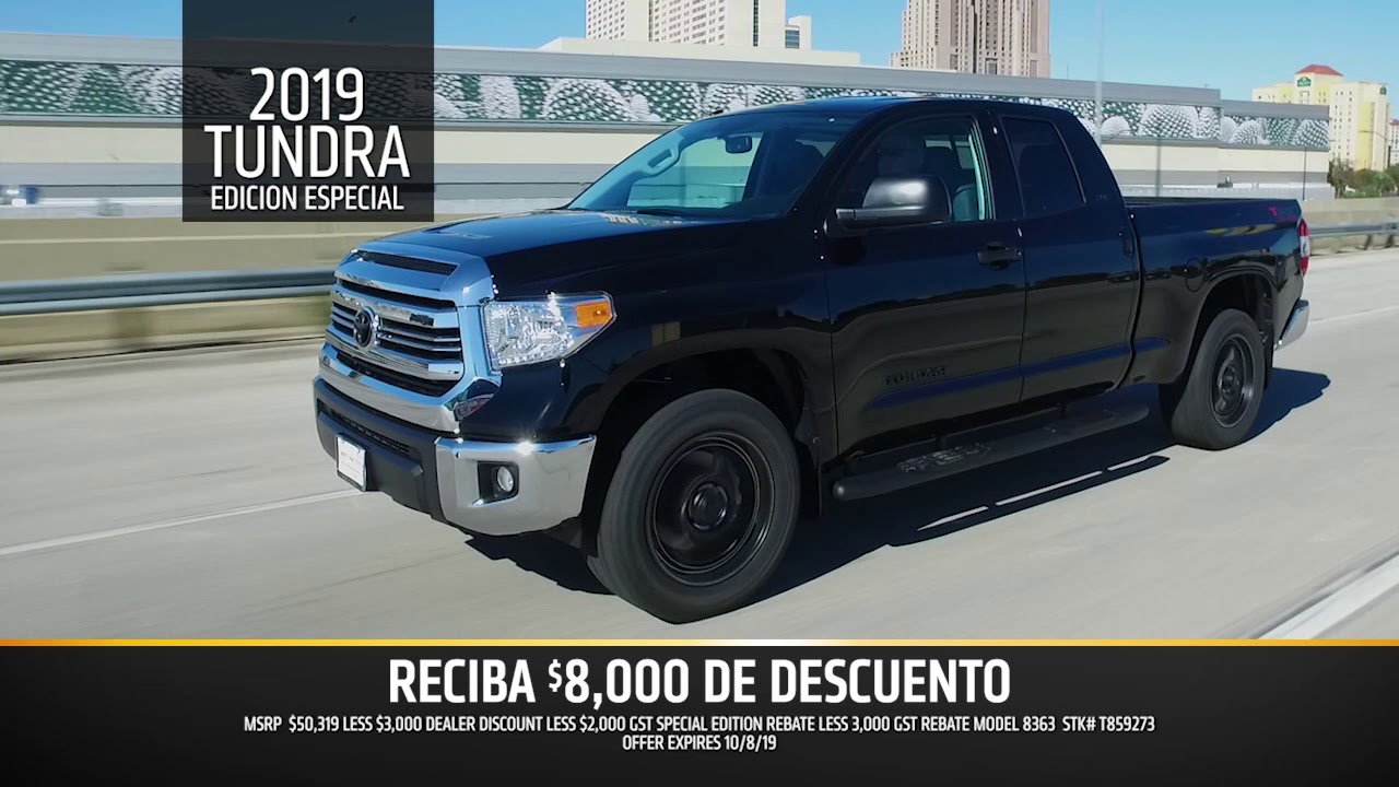 Spanish 2019 Tundra Special Edition - YouTube