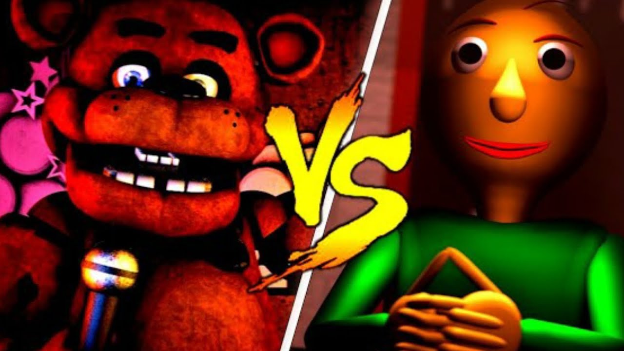 (Naughty N-A-T-U-M_RAPS #2) Freddy Fazbear vs Baldi vs Nightmare Freddy ...