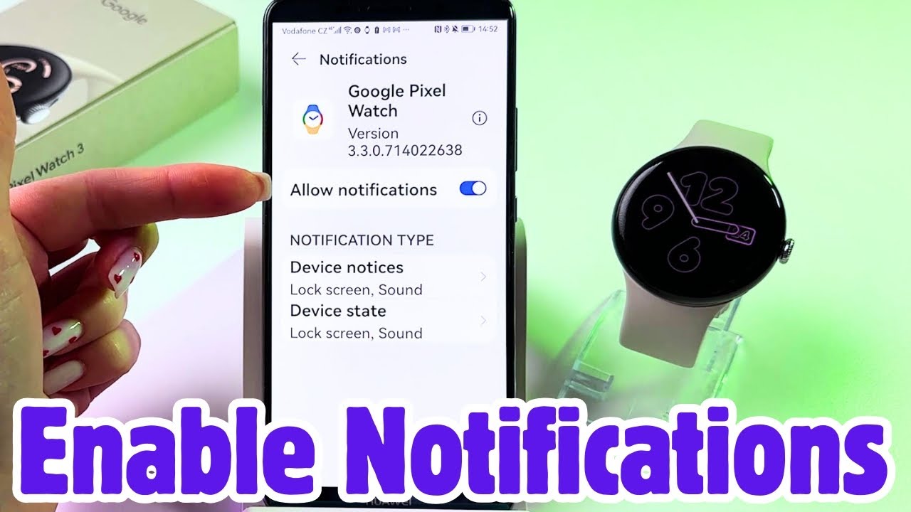 How to Set Up Phone Notifications on the Google Pixel Watch 3 - YouTube