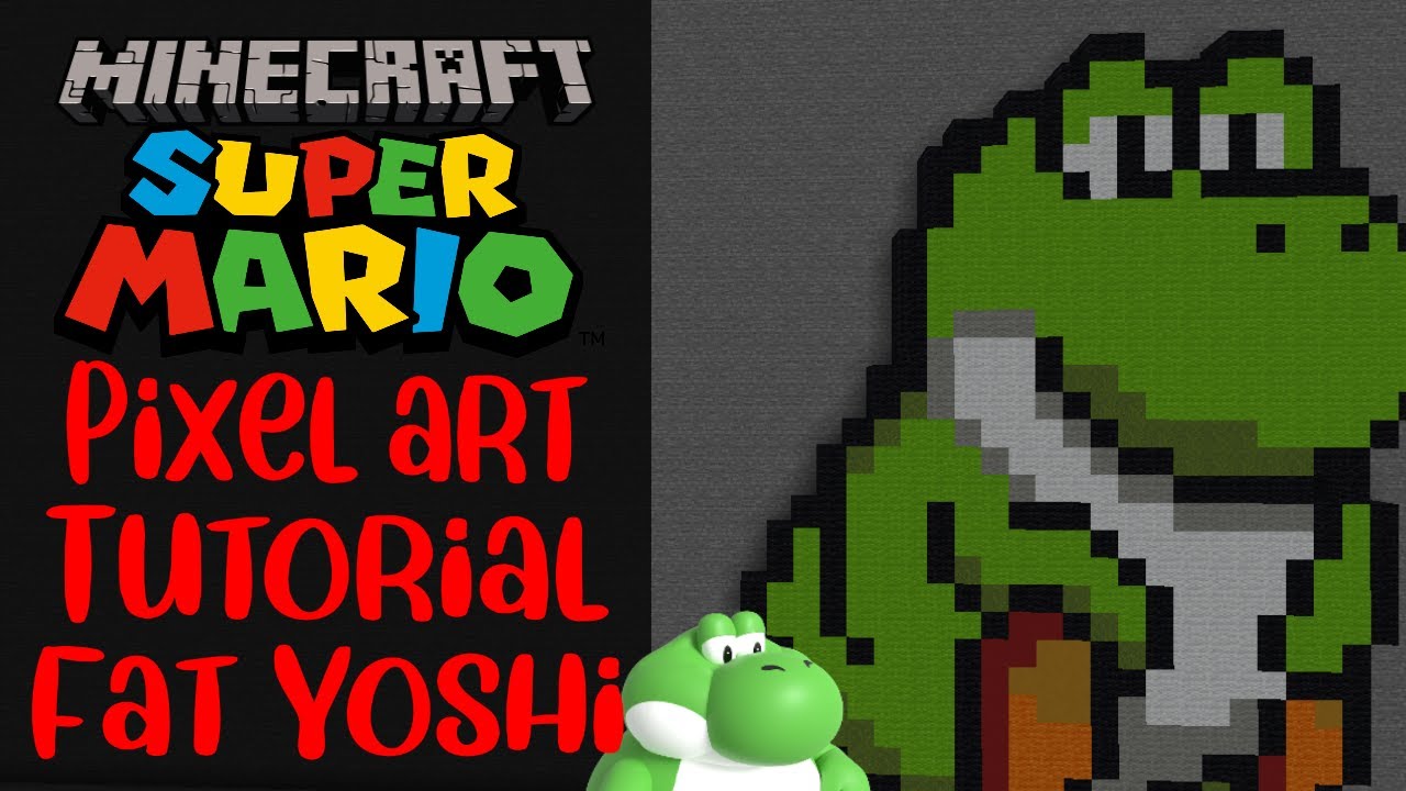 Pixel Art Minecraft Yoshi
