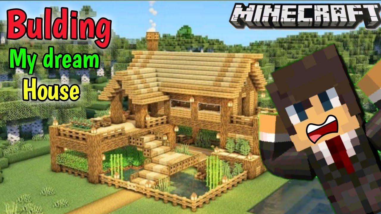Building my dream house in Minecraft survival||#minecraft - YouTube