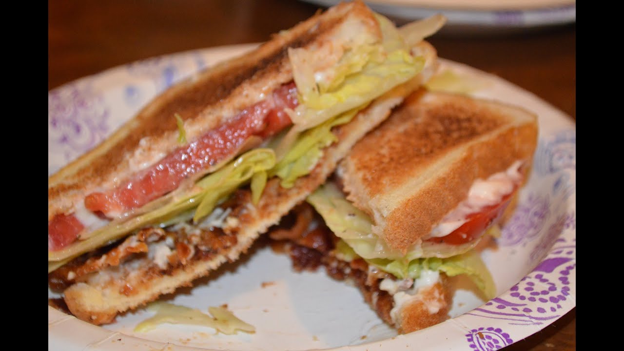 Basic How To Recipe for a BLT / Bacon, Lettuce, Tomato Sandwich - YouTube