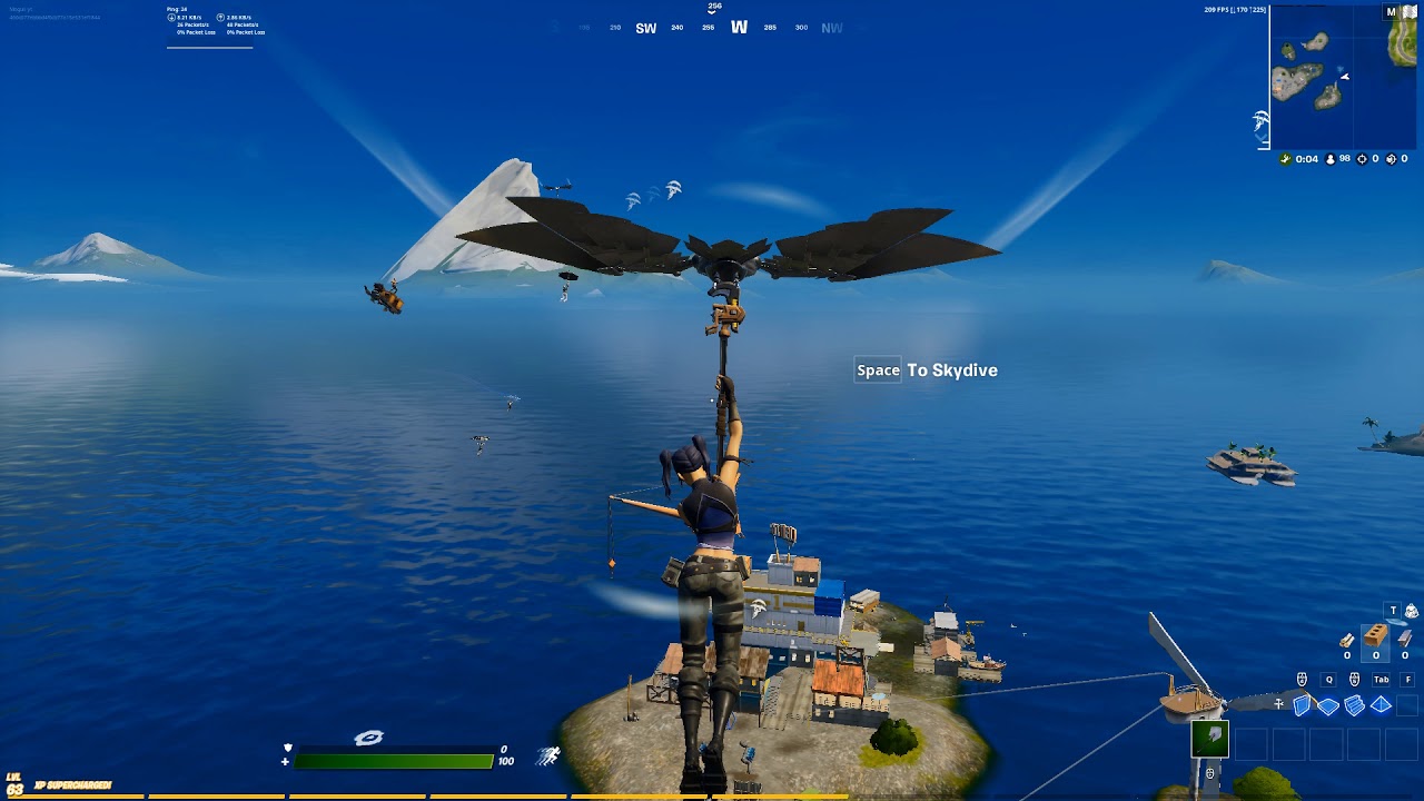 Dance on Top of the Crane at Rickety Rig Location - Fortnite - YouTube