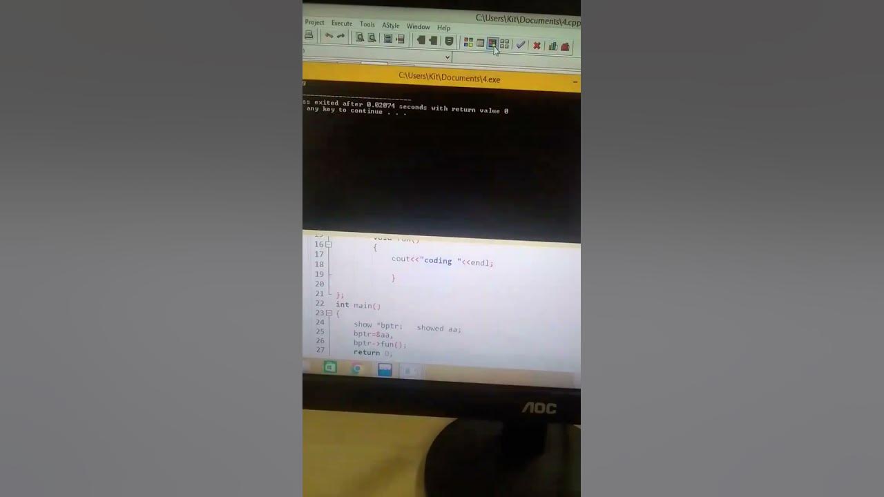 Program For Virtual Function In C Viralvideo Codingblocks Cppprogram Codingtutorial Code