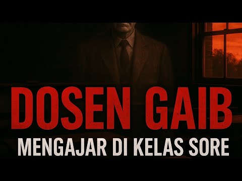 Dosen gaib yang mengajar di kelas kosong||cerita misteri..#misteri # ...