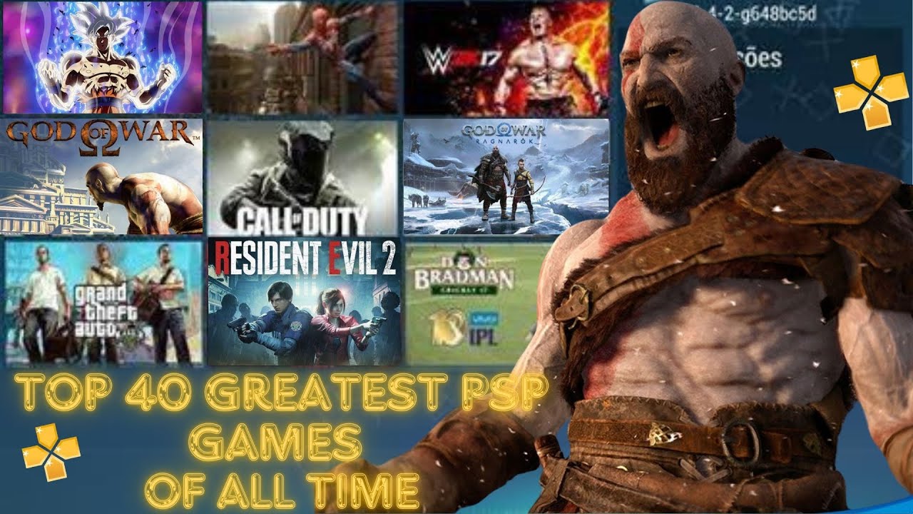 Top 40 BEST HIGH GRAPHICS PSP Games| Best PSP GAMES - YouTube