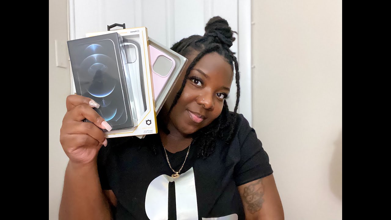 SILVER IPHONE 12 PRO MAX UNBOXING! + CASES ️ - YouTube