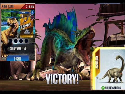 ALLONOGMIUS BATTLE MORE TEETH REWARD SHUNOSAURUS II Jurassic World The ...