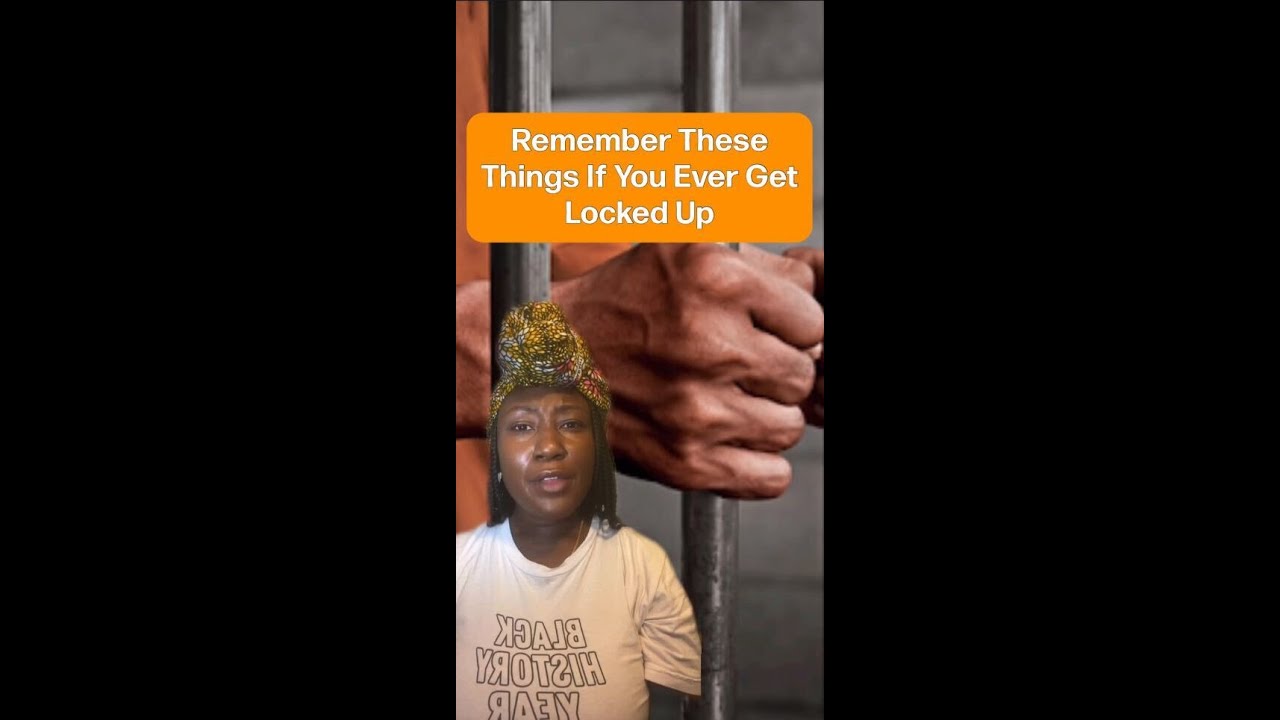 Remember These Things If You Ever Get Locked Up - YouTube