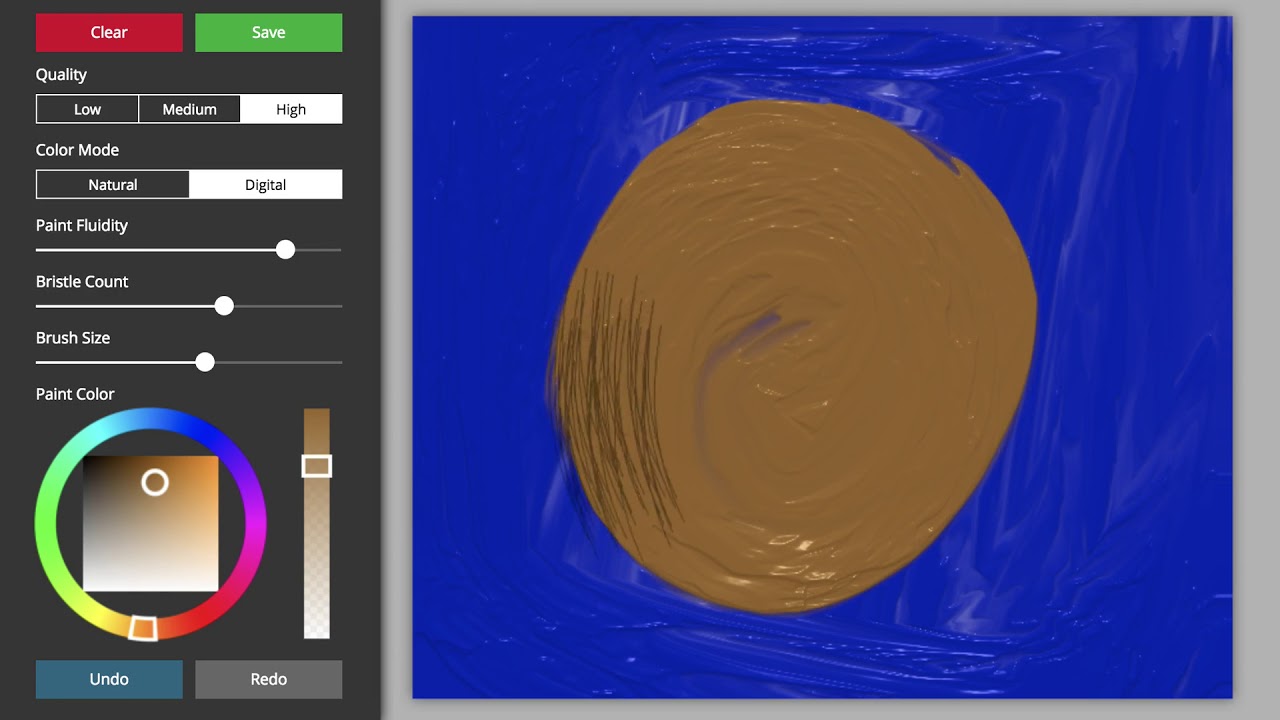Doodling in David Li's WebGL Paint program! - YouTube