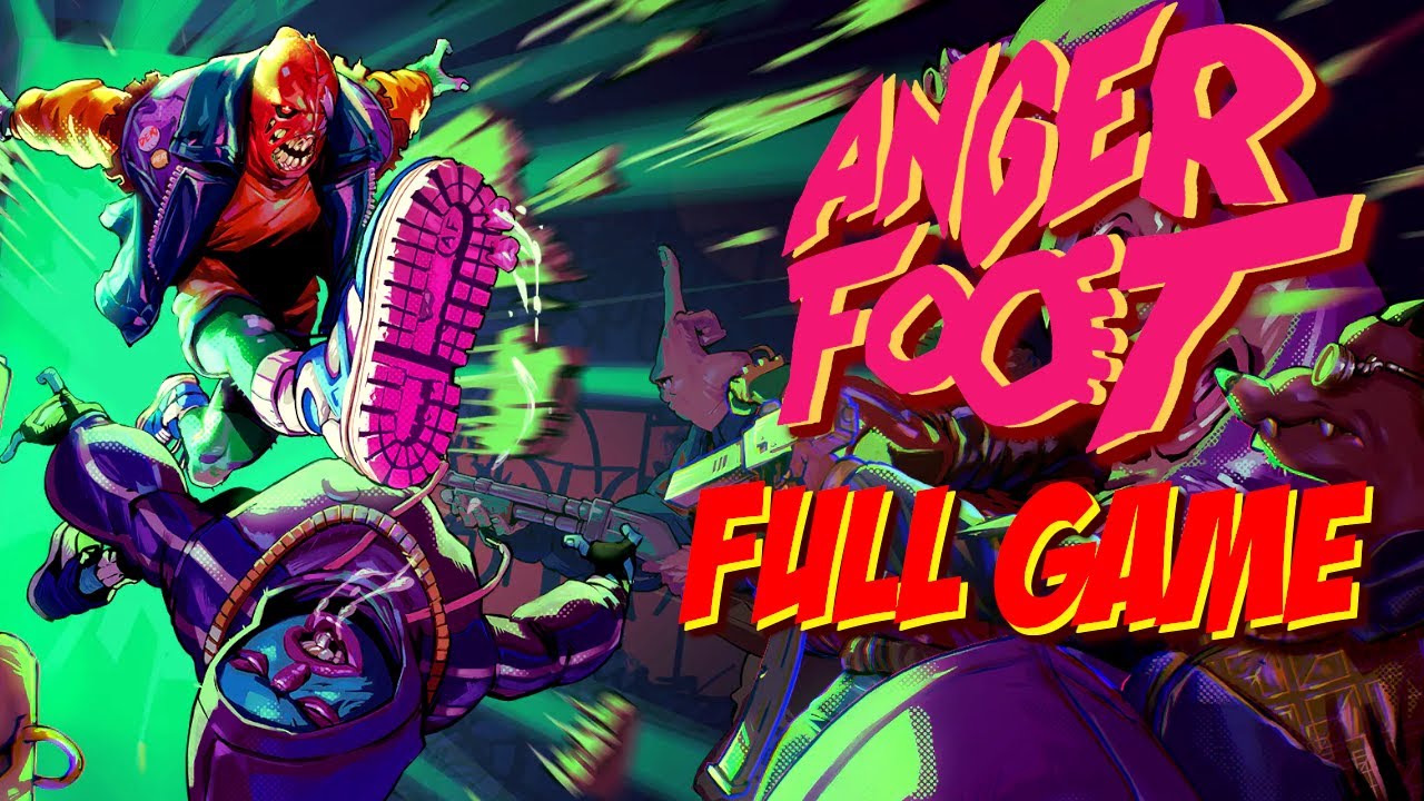 ANGER FOOT Full Gameplay Walkthrough No Commentary - YouTube