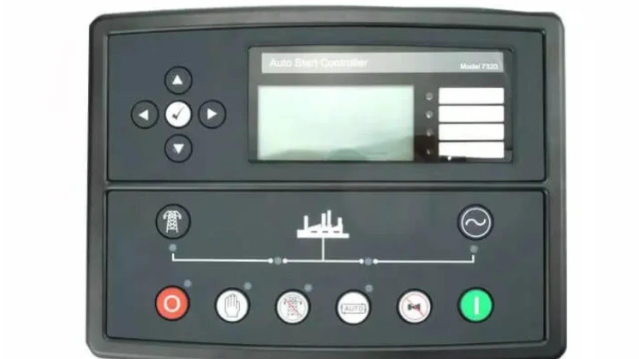 DSE 7320 Auto Mains Failure Control Module For Generator Genset - YouTube