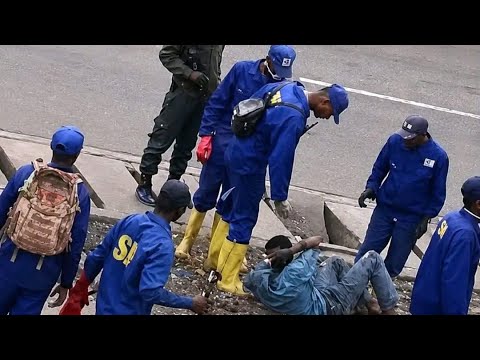 🚨Service national frappe fort à Kin : les salisseurs des routes arrêtés et sévèrement sanctionnés🔥