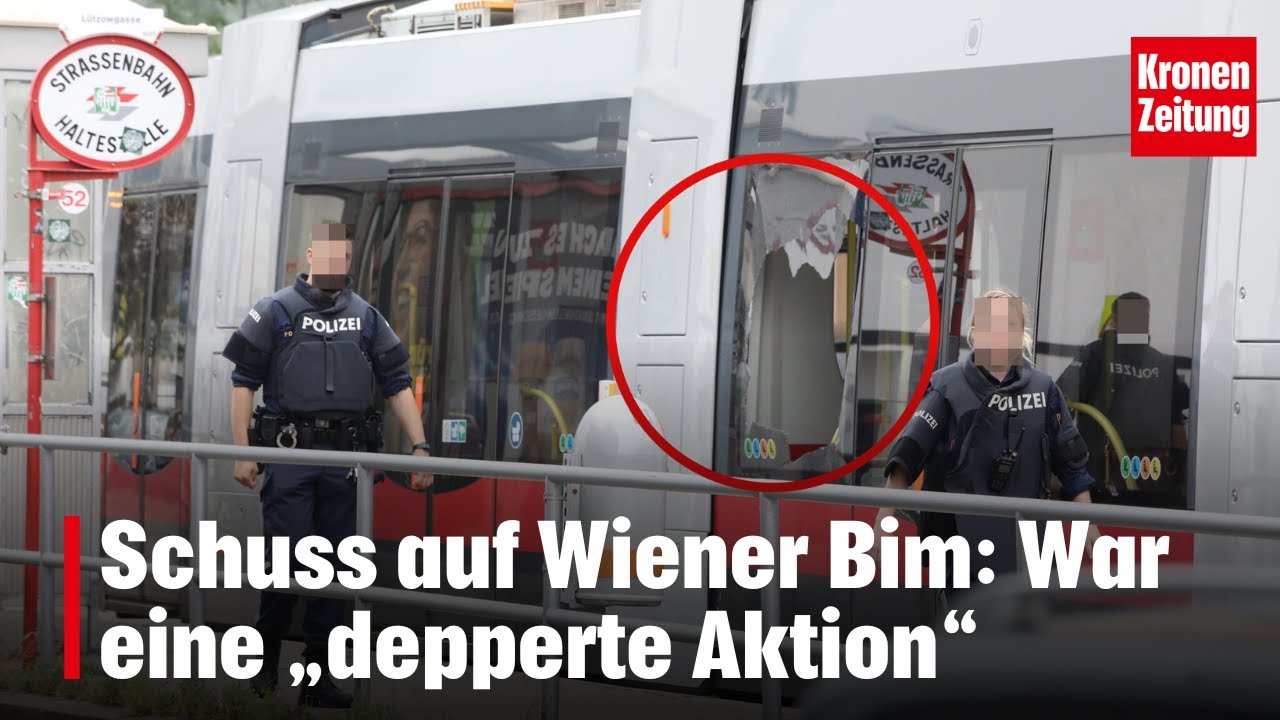 Schuss auf Wiener Bim: War eine „depperte Aktion“ | krone.tv NEWS - YouTube