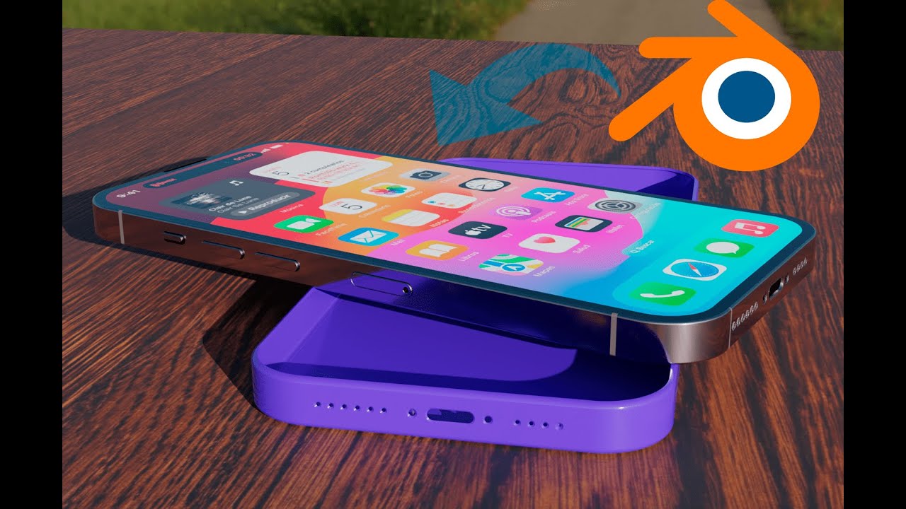 modelado y texturizado de iphone 14 pro max en blender 4.0 en español ...
