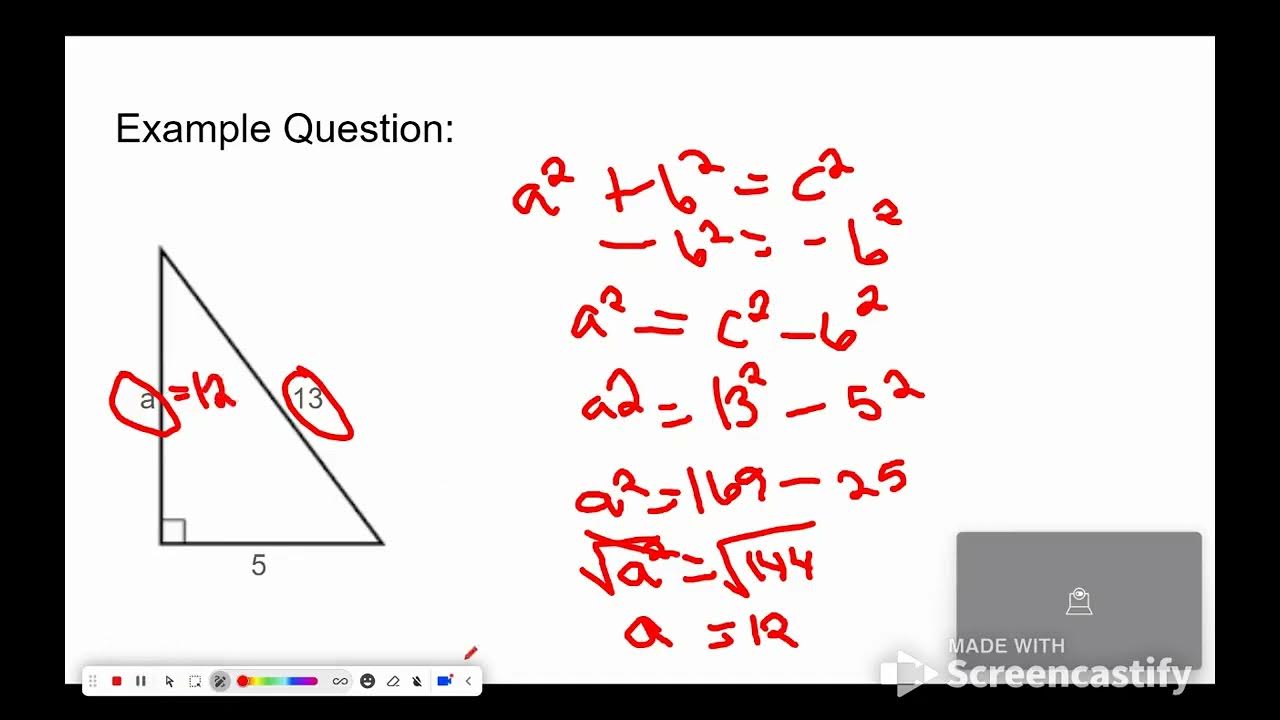 Math Project-Pythagorean theorem - YouTube