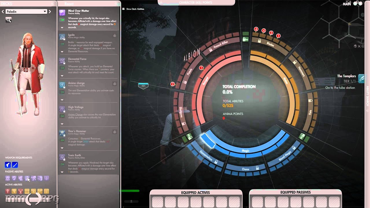 The Secret World - Complete Skill Wheel and UI Preview Video - YouTube